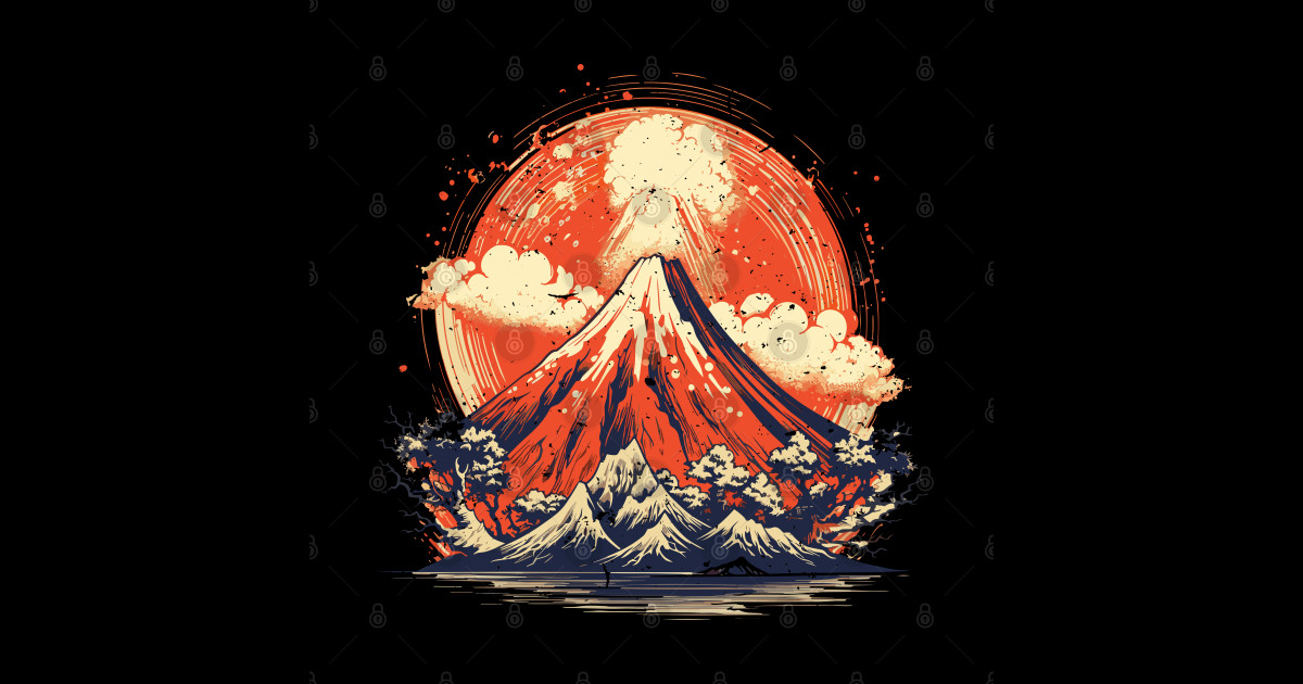 Volcano - Volcano - Sticker | TeePublic