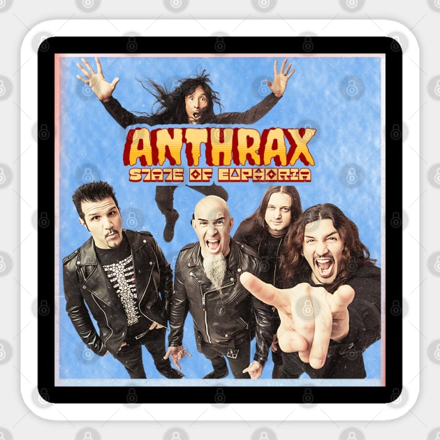Anthrax Band Metal Poster - Anthrax - Sticker | TeePublic