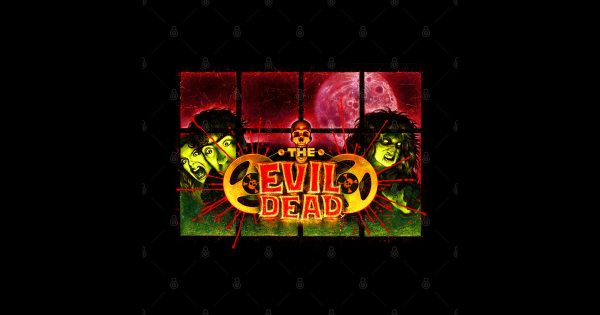 Evil Dead Textless Poster - Evil Dead - Sticker | TeePublic