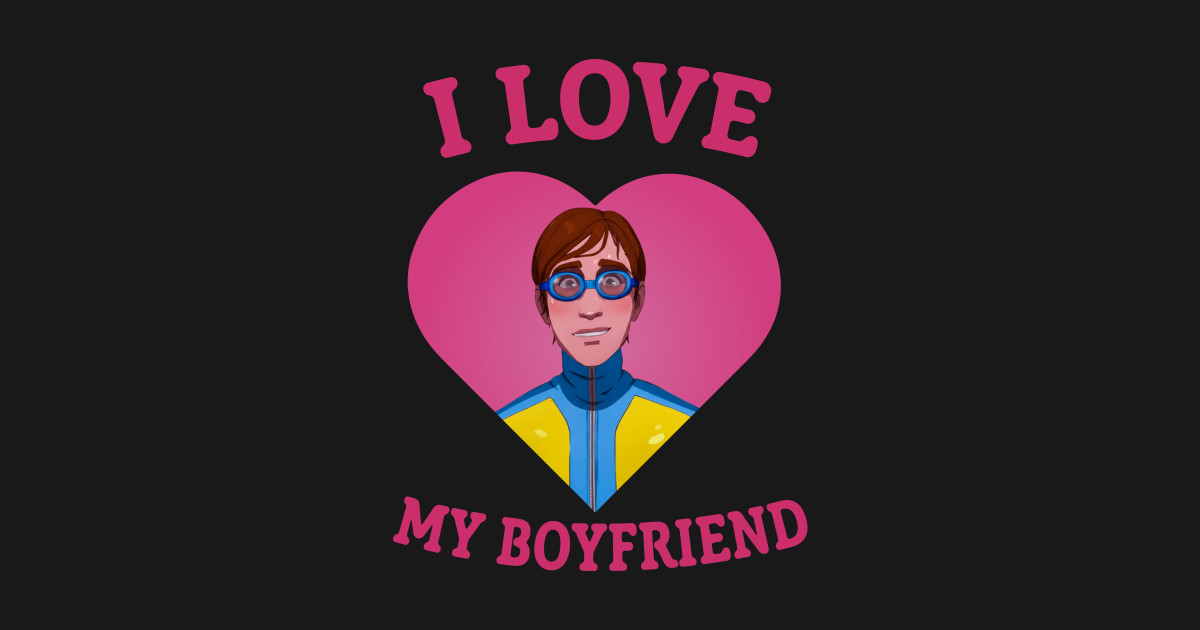I Love My Boyfriend waterboy Dispatch Game - Dispatch Game - T-Shirt ...