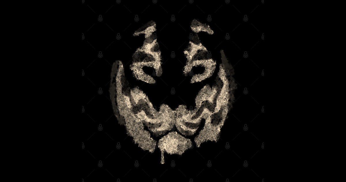 Dripping Tiger PAINT - Tiger Face Paint - Posters and Art Prints ...