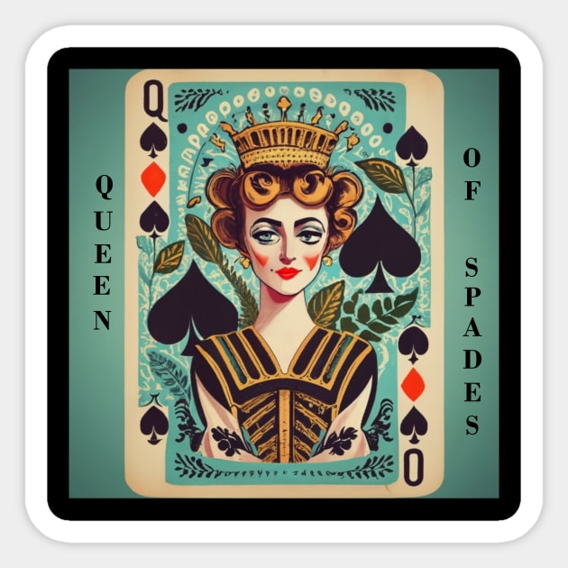 Queen of Spades - Queen Of Spades - Sticker | TeePublic