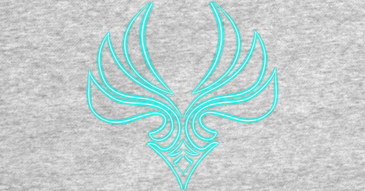 Genshin Impact - Anemo Logo - Genshin - Baseball T-Shirt | TeePublic