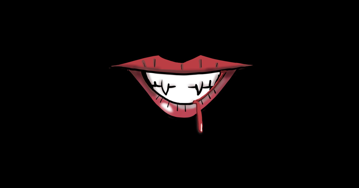 Vamp Lips - Vamp - Sticker | TeePublic