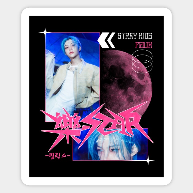 Felix Rock Star Stray Kids - Stray Kids - Sticker | TeePublic