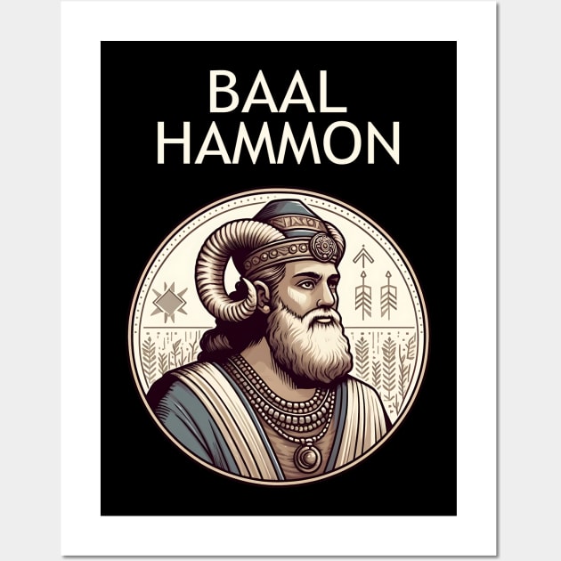 Baal Hammon Carthaginian God Punic History - Carthage - Posters and Art ...