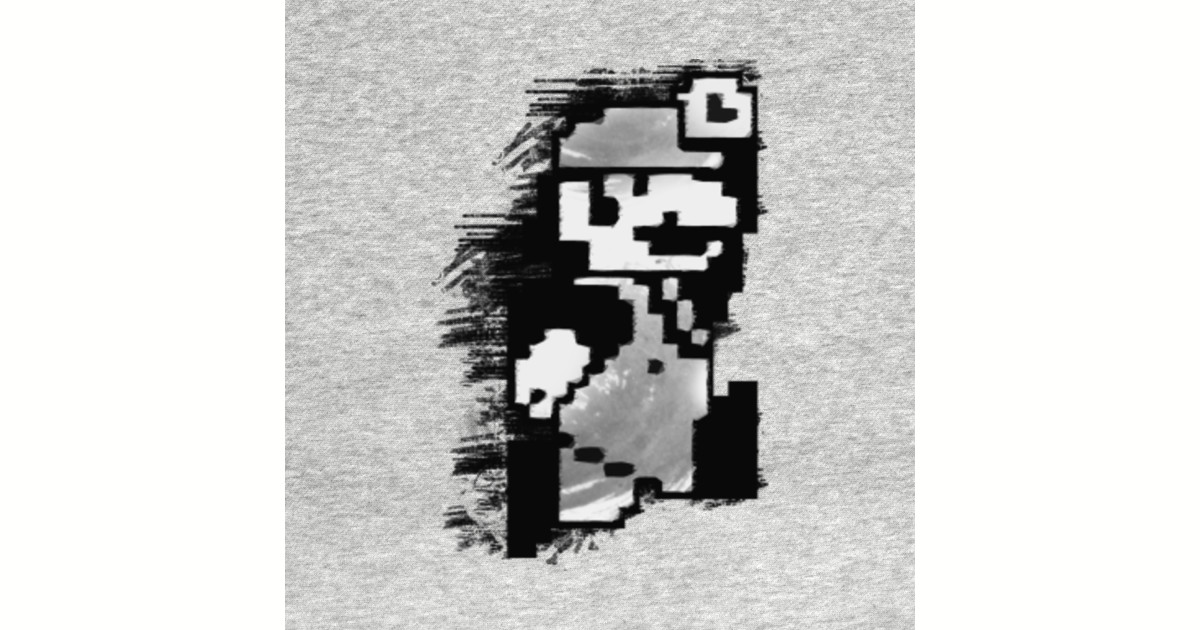 The Black & White Ink Series 1: Super Mario (NES) - Mario - T-Shirt ...