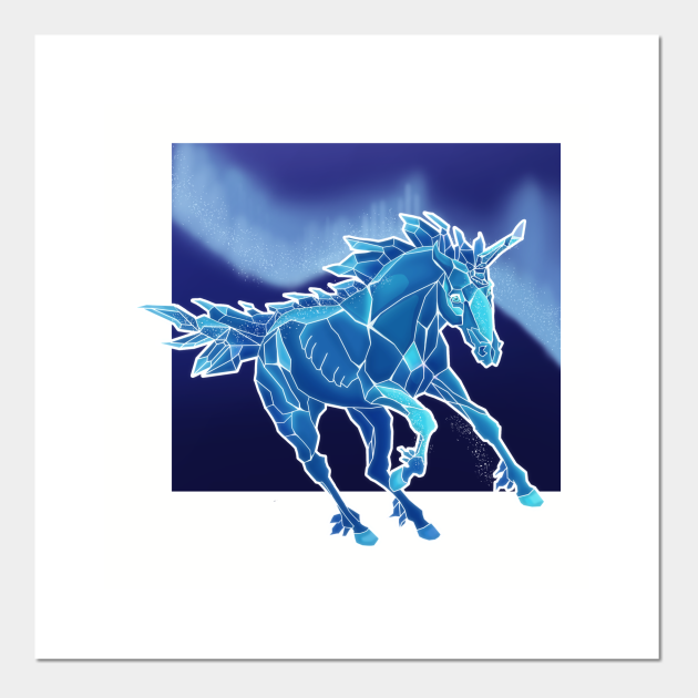 Ice Unicorn - Ice Unicorn - Posters and Art Prints | TeePublic