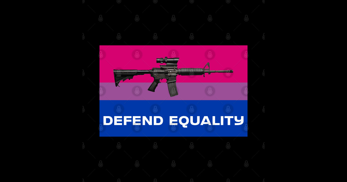 Defend Equality (Bisexual Flag)| First Amendment| Cool and Cute ...