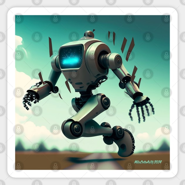 Runaway Automaton V2 - Automaton - Sticker | TeePublic