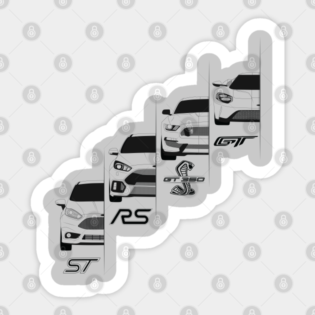 Ford Performance (Black) - Ford - Sticker | TeePublic