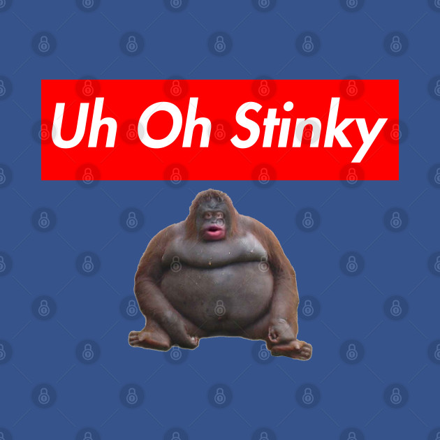 Uh Oh Stinky Monkey Meme - Uh Oh Stinky Poop - T-Shirt Designed & Sold By Bryan Williams