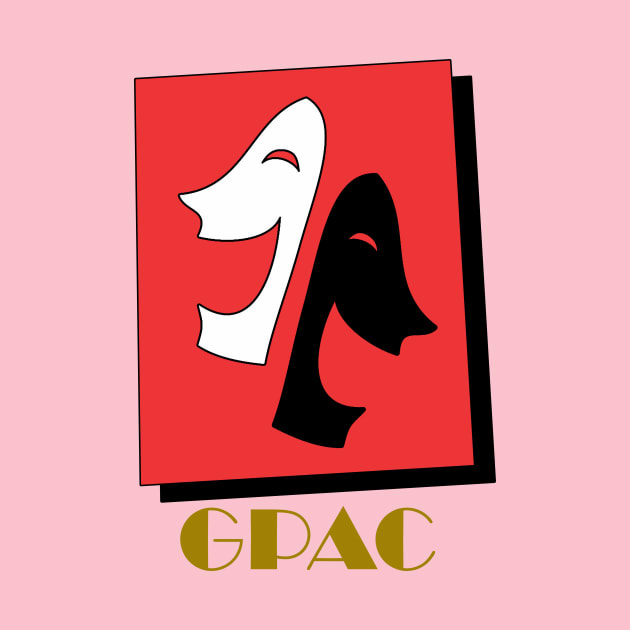 GPAC Logo Gold Text - Transparent - Gpac - T-Shirt | TeePublic