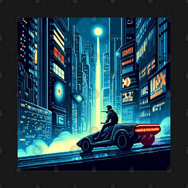 Blade Runner Pixel Art - Blade Runner - T-Shirt | TeePublic