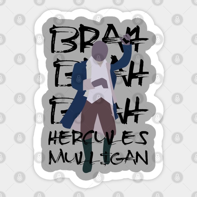 Hercules Mulligan-Hamilton - Hamilton - Sticker | TeePublic