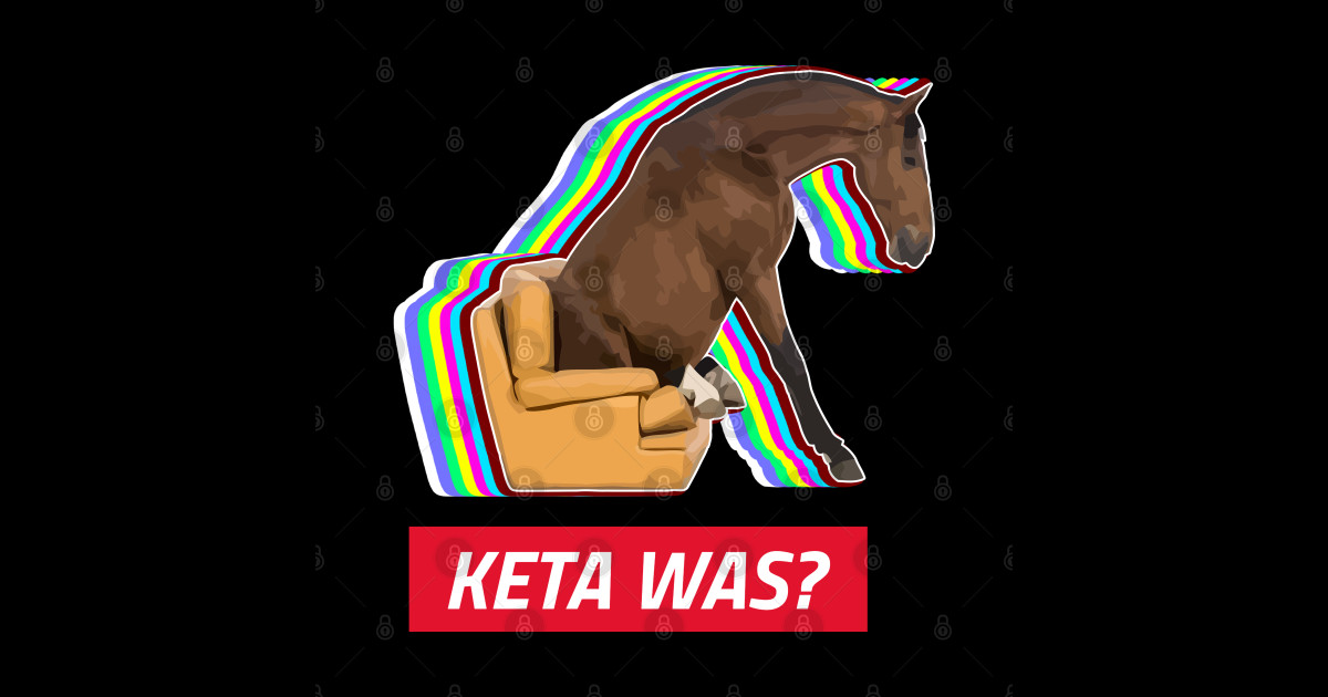 Keta Spruch Ketamine - Ketamine - Sticker | TeePublic