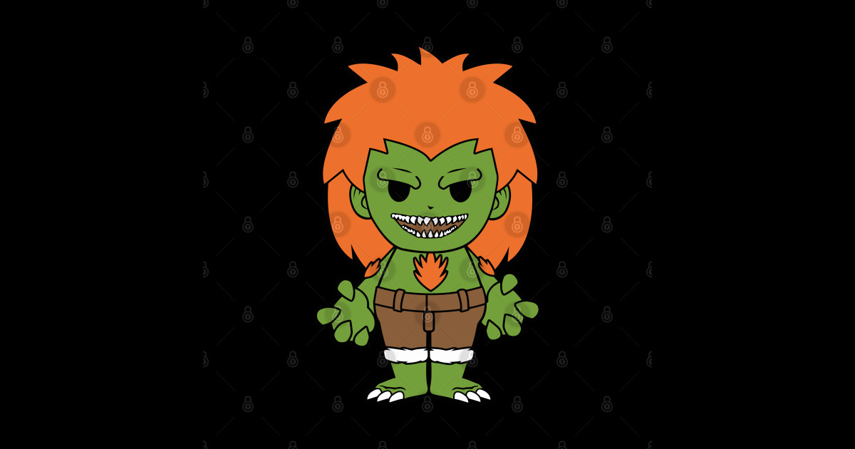 Blanka Chibi - Street Fighter - Posters and Art Prints | TeePublic
