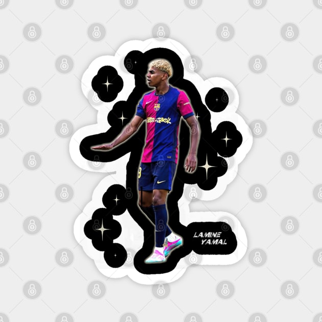 Lamine Yamal Calm Down - Lamine Yamal - Magnet | TeePublic