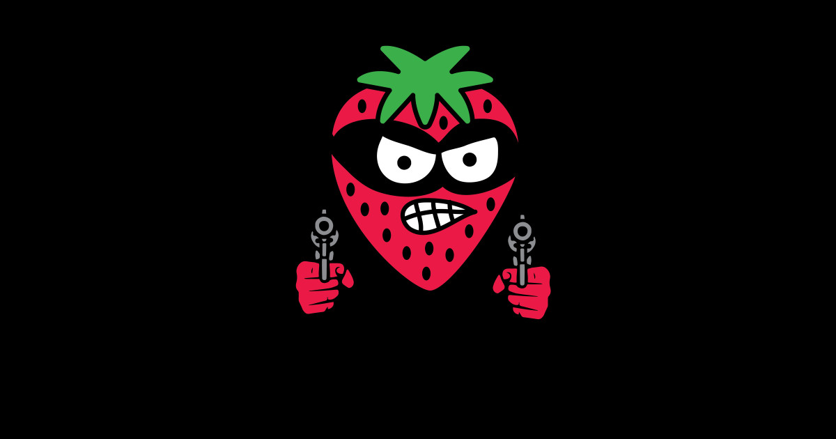 strobbery - Strawberry - Sticker | TeePublic
