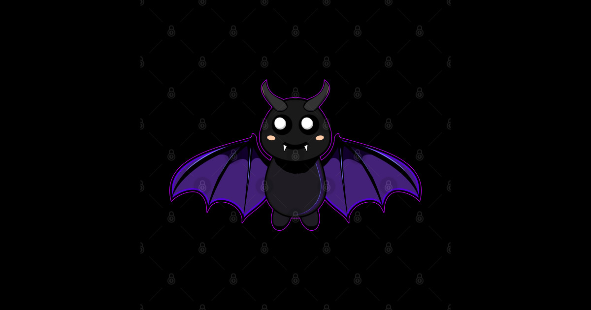 Cute Flying Vampire Bat - Halloween Bat - Sticker | TeePublic