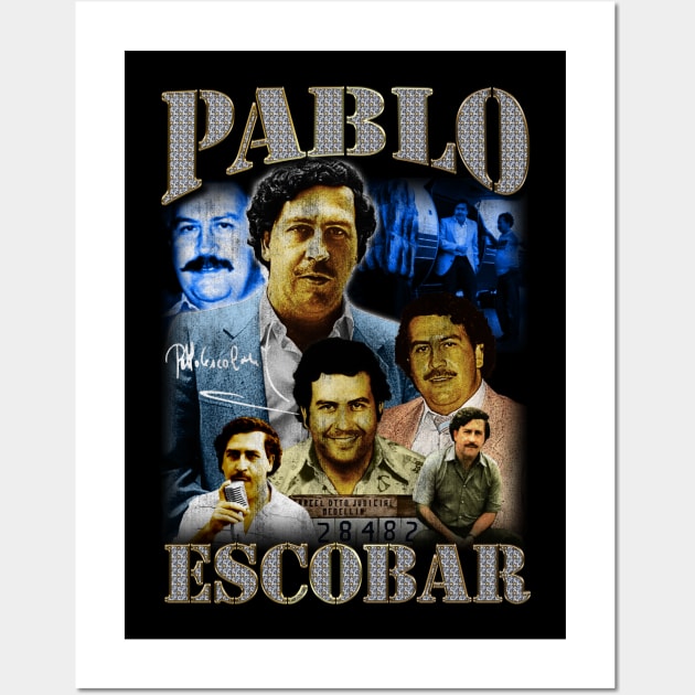 Pablo escobar bootleg vintage 90s design - Pablo Escobar - Posters and ...