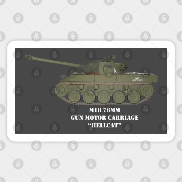 M18 Hellcat Tank Destroyer - Tank Destroyer - Sticker | TeePublic