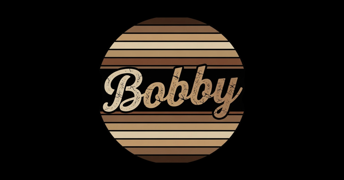 Retro Bobby Design - Bobby - Sticker | TeePublic