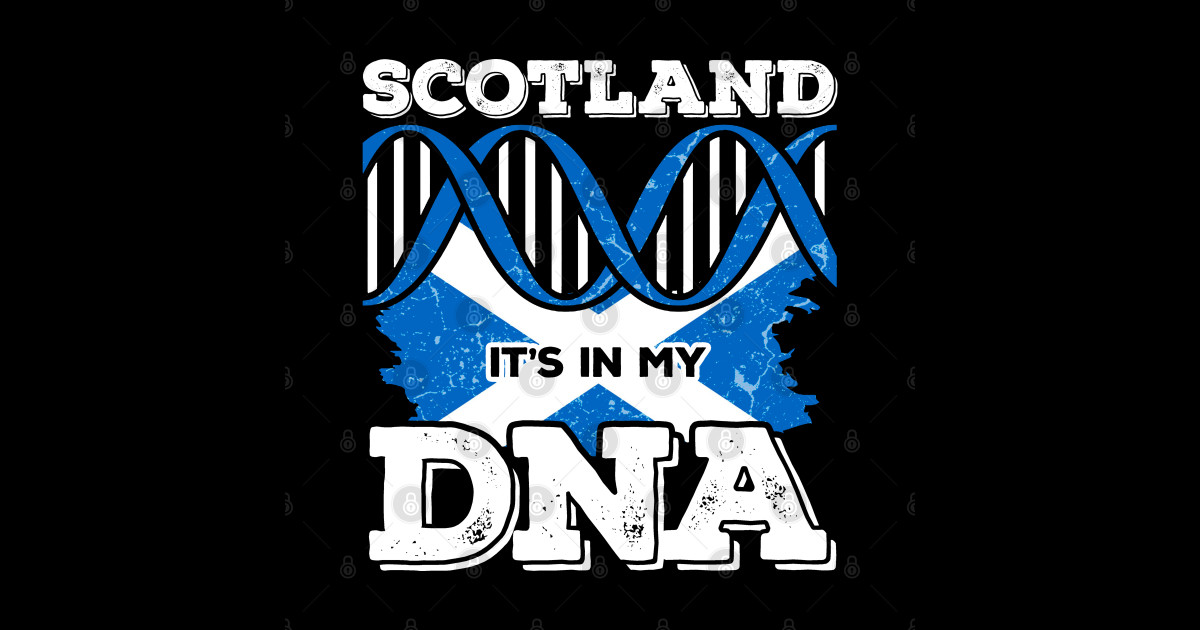 Scottish DNA - Scottish - Baseball T-Shirt | TeePublic