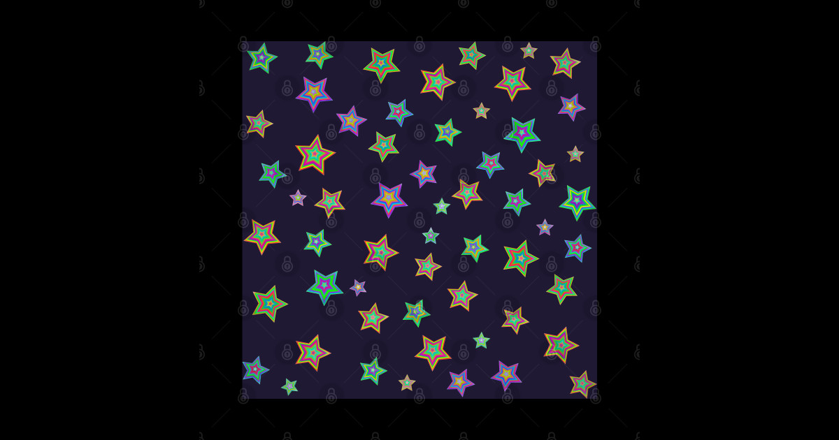 Star pattern - Star Pattern - Sticker | TeePublic