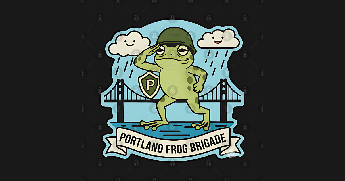 Portland Frog Brigade Vintage Soldier Art - Portland Frog Brigade ...
