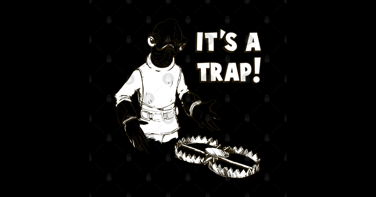 It's A Trap! - Mon Calamari - Sticker | TeePublic