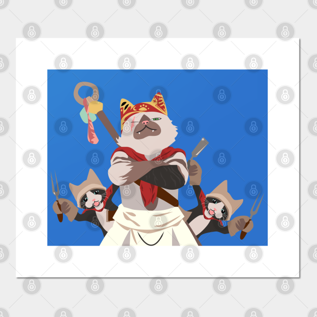 Monster Hunter World: Meowscular Chef - Monster Hunter - Posters and ...