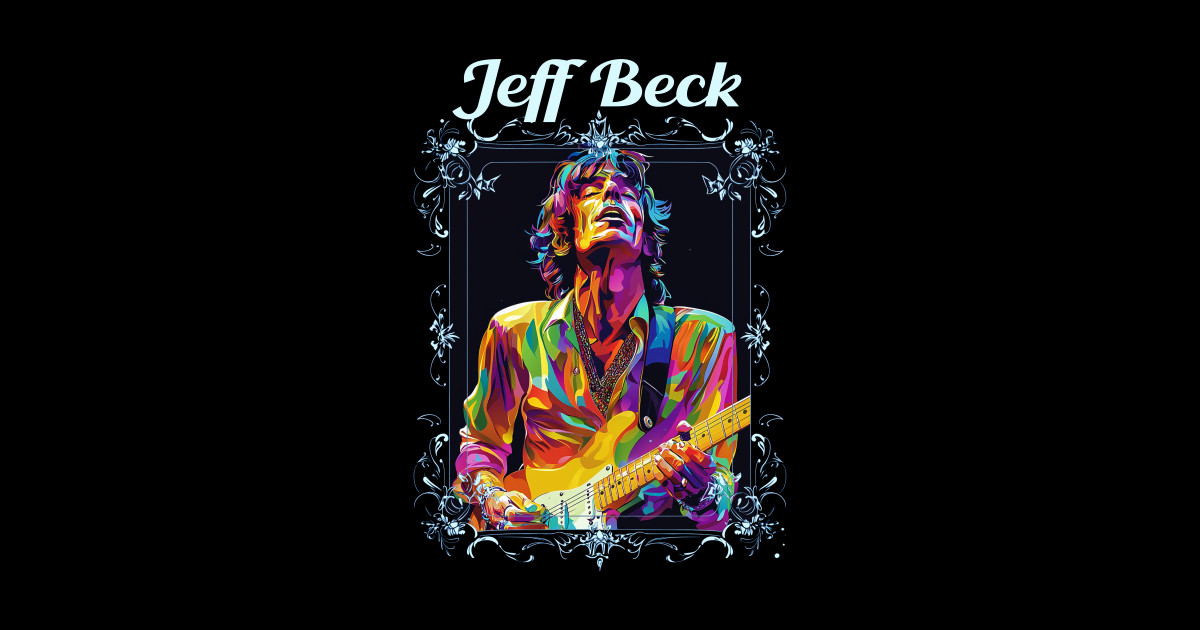 JEFF BECK MUSICIAN FAN ART - Jeff Beck Musician Fan Art - Sticker ...