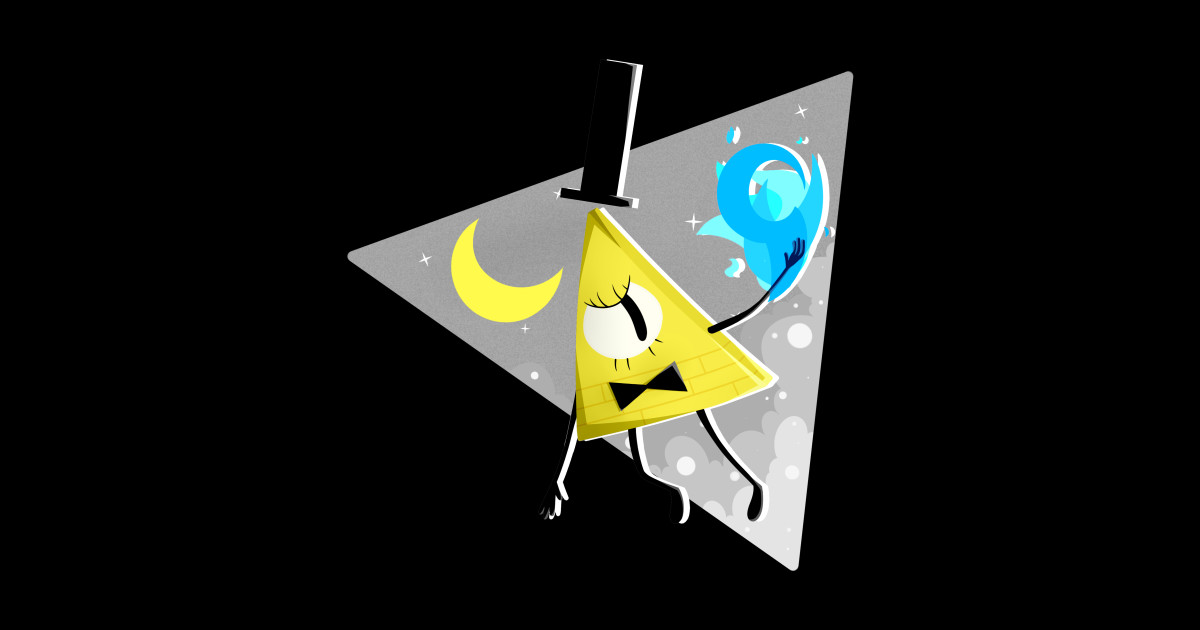 Triangle guy - Gravity Falls - Sticker | TeePublic