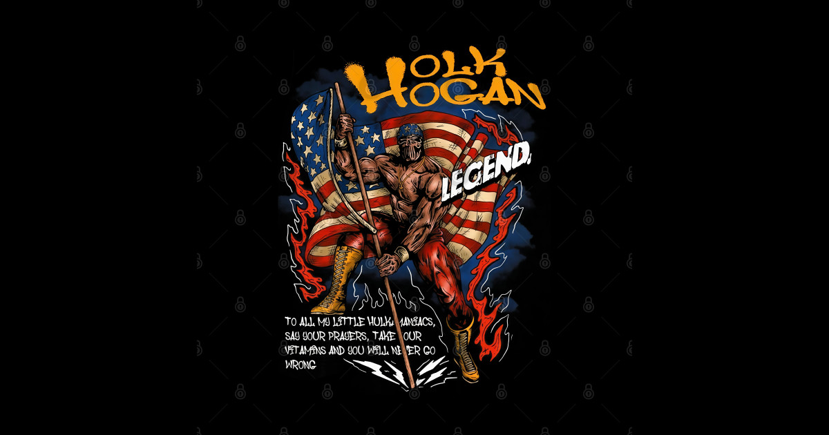 Hulk Hogan Legend - Hulk Hogan - Posters and Art Prints | TeePublic
