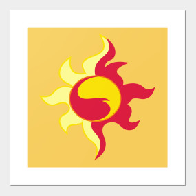 My little Pony - Sunset Shimmer Cutie Mark V3 - Mane - T-Shirt | TeePublic