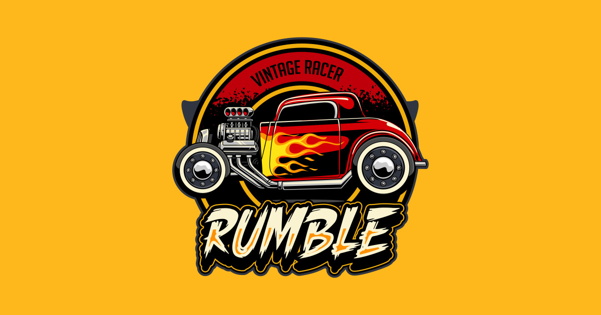 Hot Rod Rumble Racer - Hot Rod Rumble Racer - T-Shirt | TeePublic
