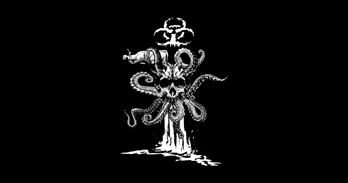 Octo Skull - Skull - Sticker | TeePublic