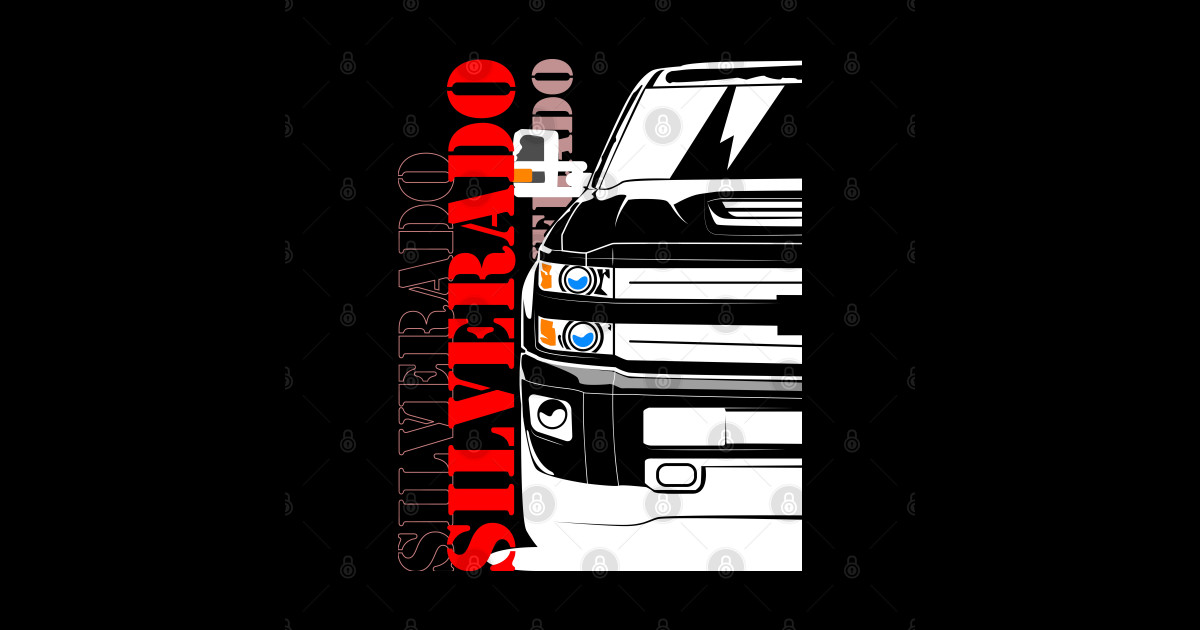 Chevrolet Chevy Silverado 2018 - Chevrolet Silverado - Sticker | TeePublic