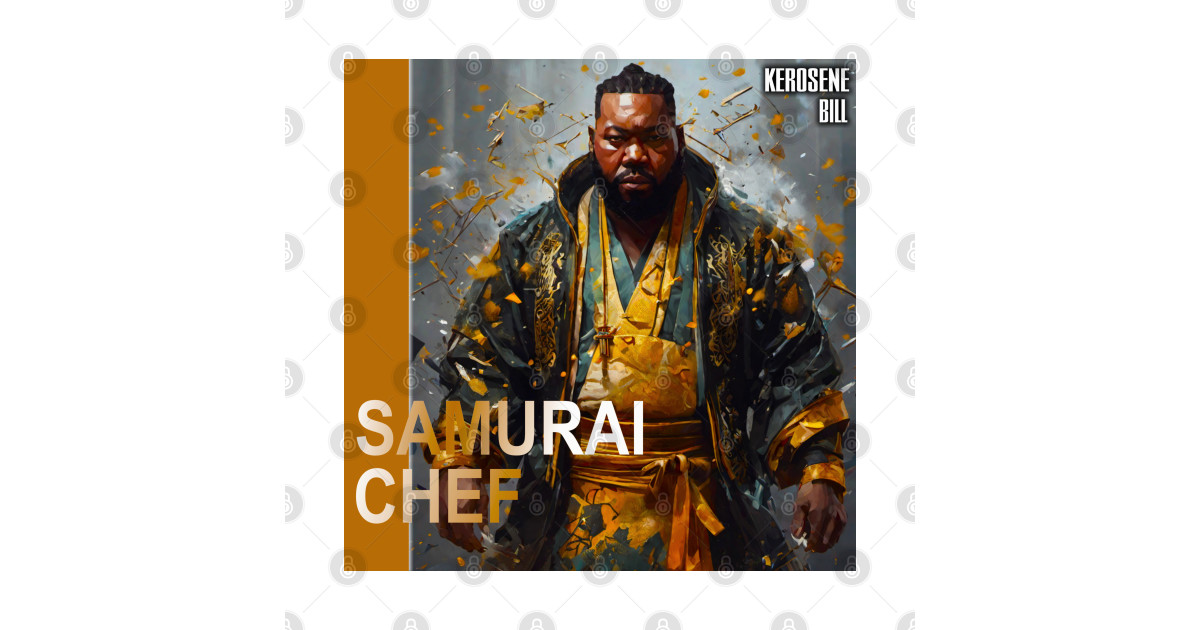 Samurai Chef - Kerosene Bill - T-Shirt | TeePublic