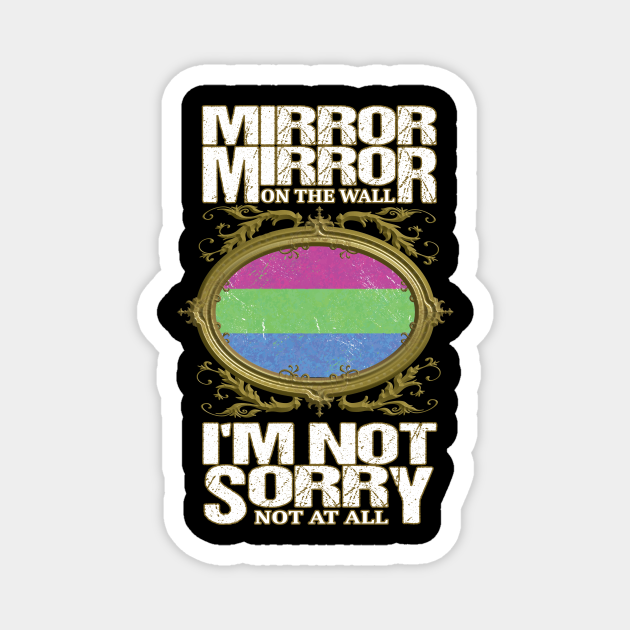 Polysexual Pride Month Flag Mirror LGBTQ+ - Polysexual Pride - Magnet ...