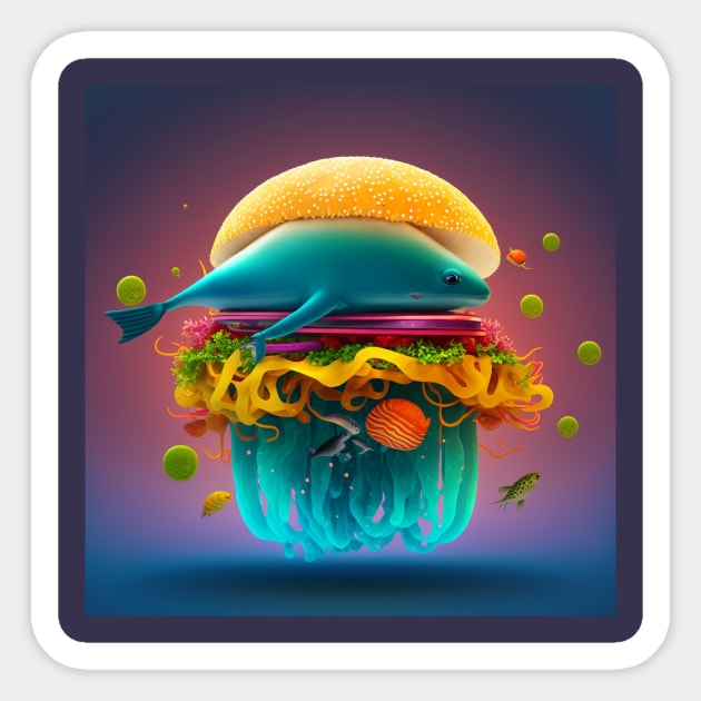 cheeseburger sea creature