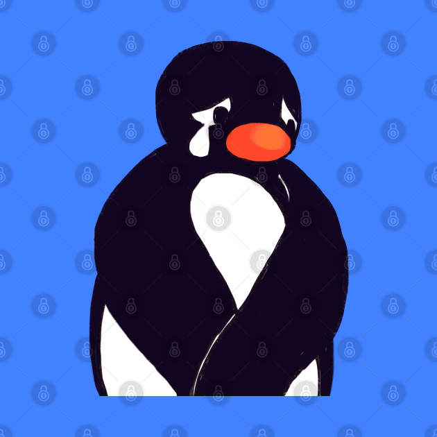 sad noot penguin meme / pingu - Pingu - Pin | TeePublic