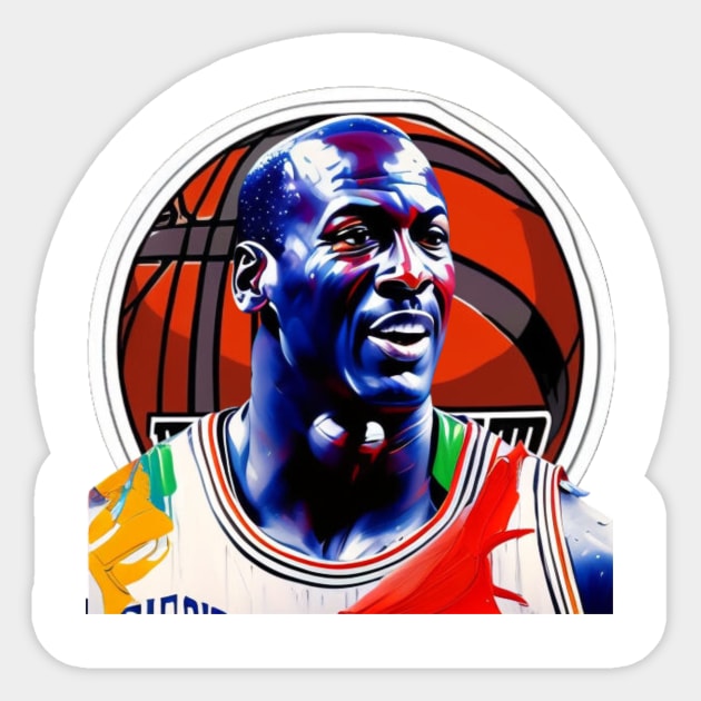 michael jordan - Michael Jordan Legend - Sticker | TeePublic