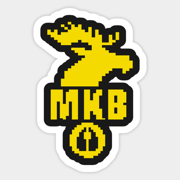 MKB 8 Bit - Mkb - Sticker | TeePublic