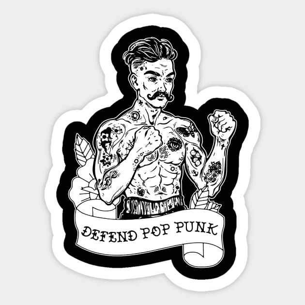 Pop Punk Defender - Pop Punk - Sticker | TeePublic