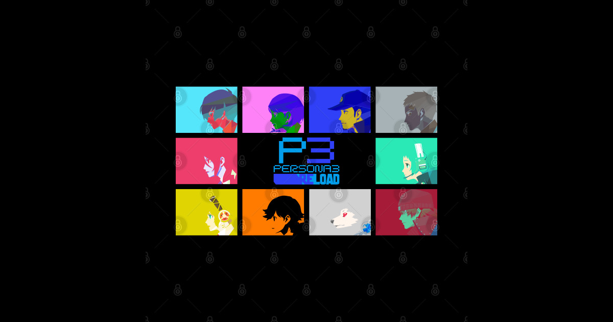 PERSONA 3 RELOAD - Minimalist V2 - Persona 3 Reload - Sticker | TeePublic