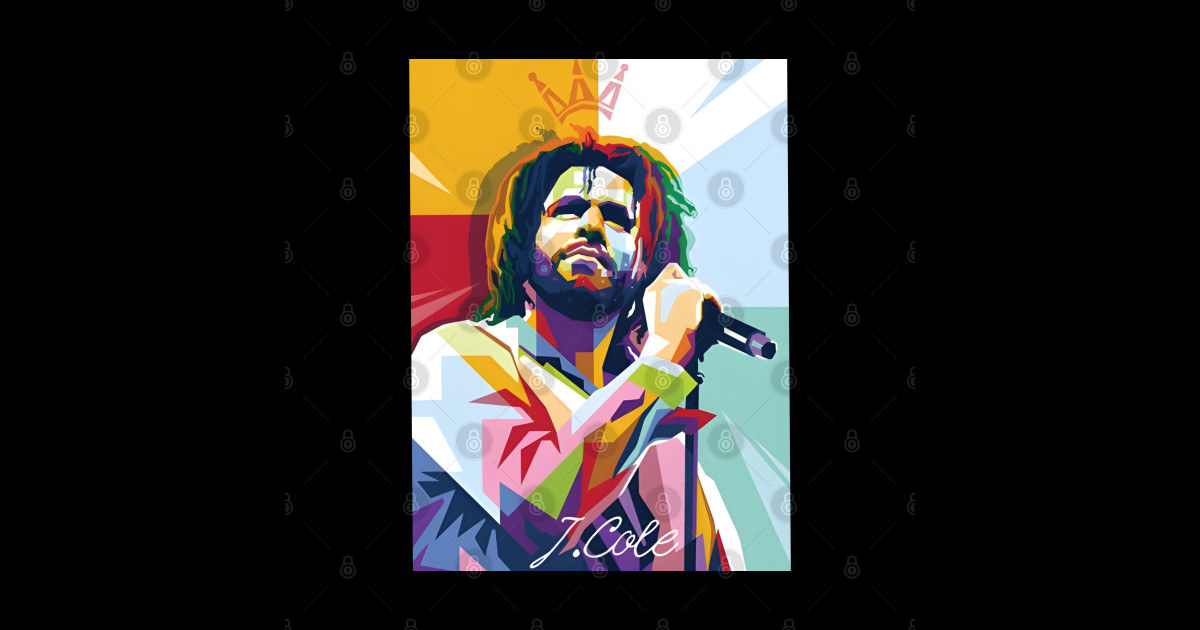 J Cole wpap pop art - J Cole Art - Posters and Art Prints | TeePublic
