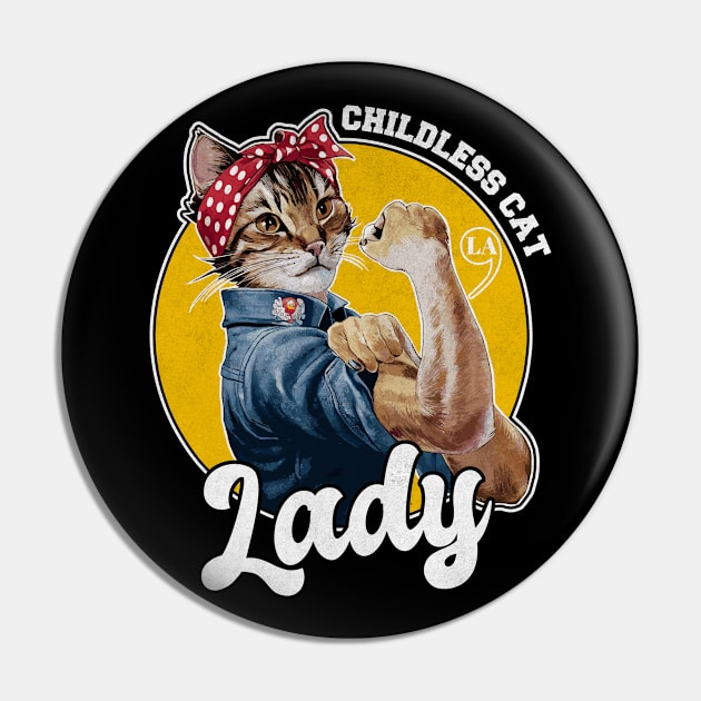 Childless Cat Lady For Kamala Pin, Childless Cat Lady For Harris Pin ...
