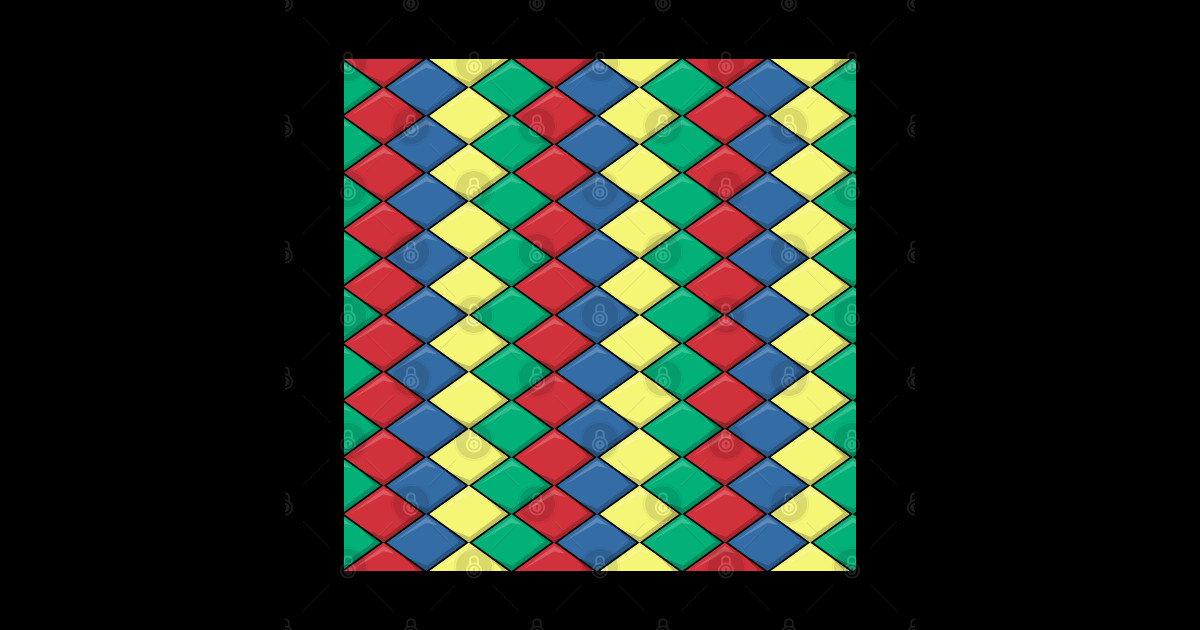 African Art Diamonds - Ethnic - Sticker | TeePublic